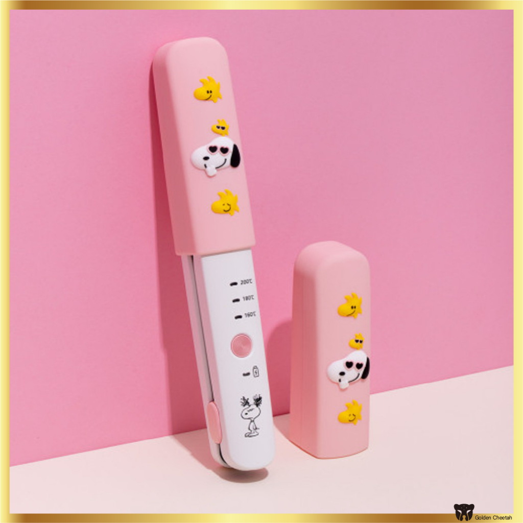 ROYCHE x PEANUTS Snoopy Cordless Mini Hair Straightener | Shopee Singapore