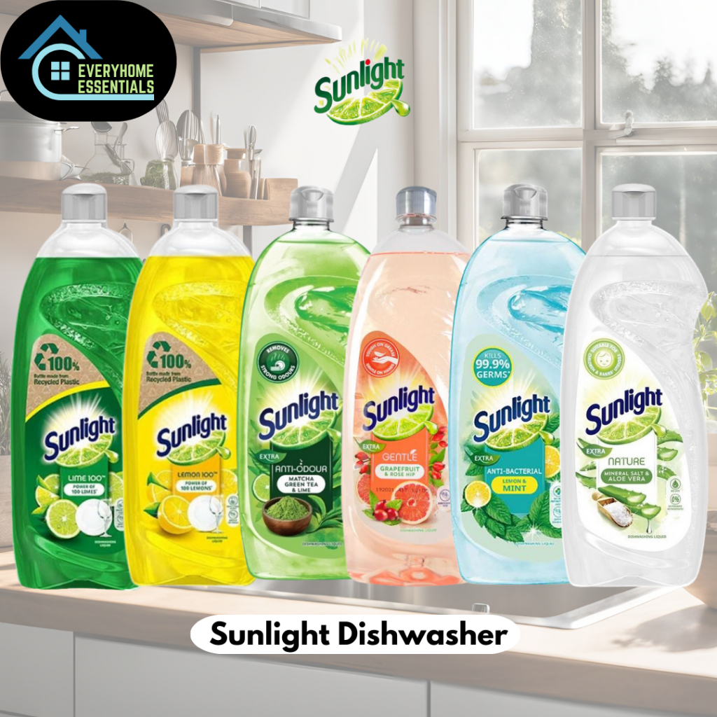 SUNLIGHT Liquid Dishwashing Detergent - Lime/Lemon/Gentle/Anti-Odour ...