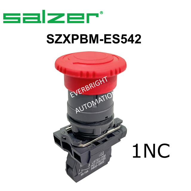 Salzer SZXPBM-ES542 22mm XB5 Emergency Stop Push Button 1NC | Shopee Singapore