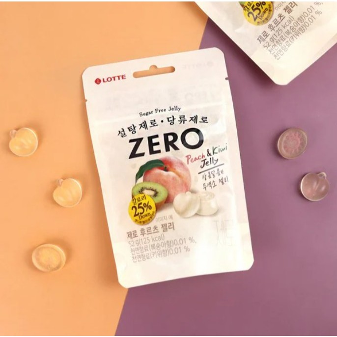 [Lotte] Zero Fruit jelly 52g 제로 후루츠 젤리 52g | Shopee Singapore