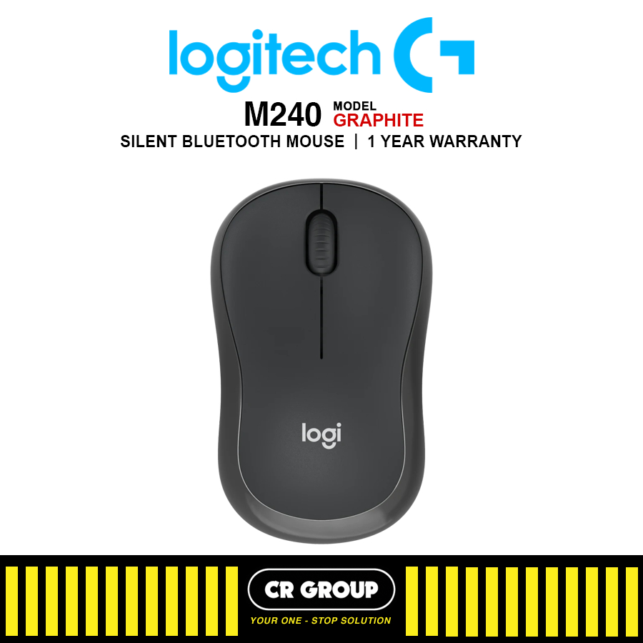 Logitech M240 Silent Wireless Bluetooth Mouse Up to 4000 DPI (1Yr ...