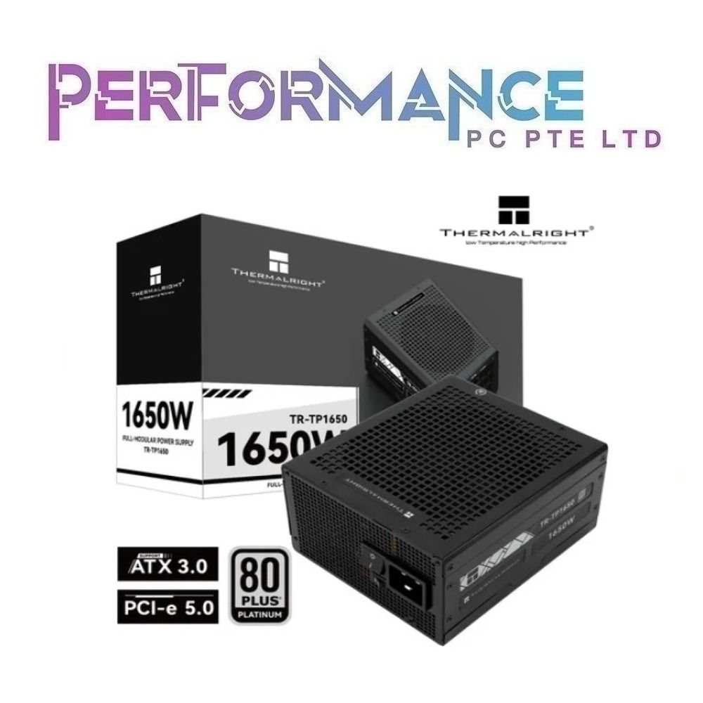Thermalright TP1650W 80 PLUS Platinum BLACK PSU FULL MODULAR ATX 3.0 PCIE 5.0 (5 YEARS WARRANTY ...