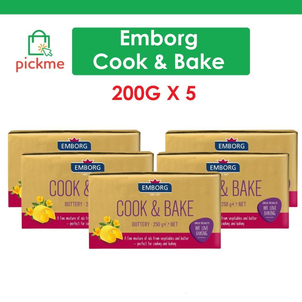 [Bundle of 5] Emborg Cook & Bake 200G X 5 - Frozen | Shopee Singapore