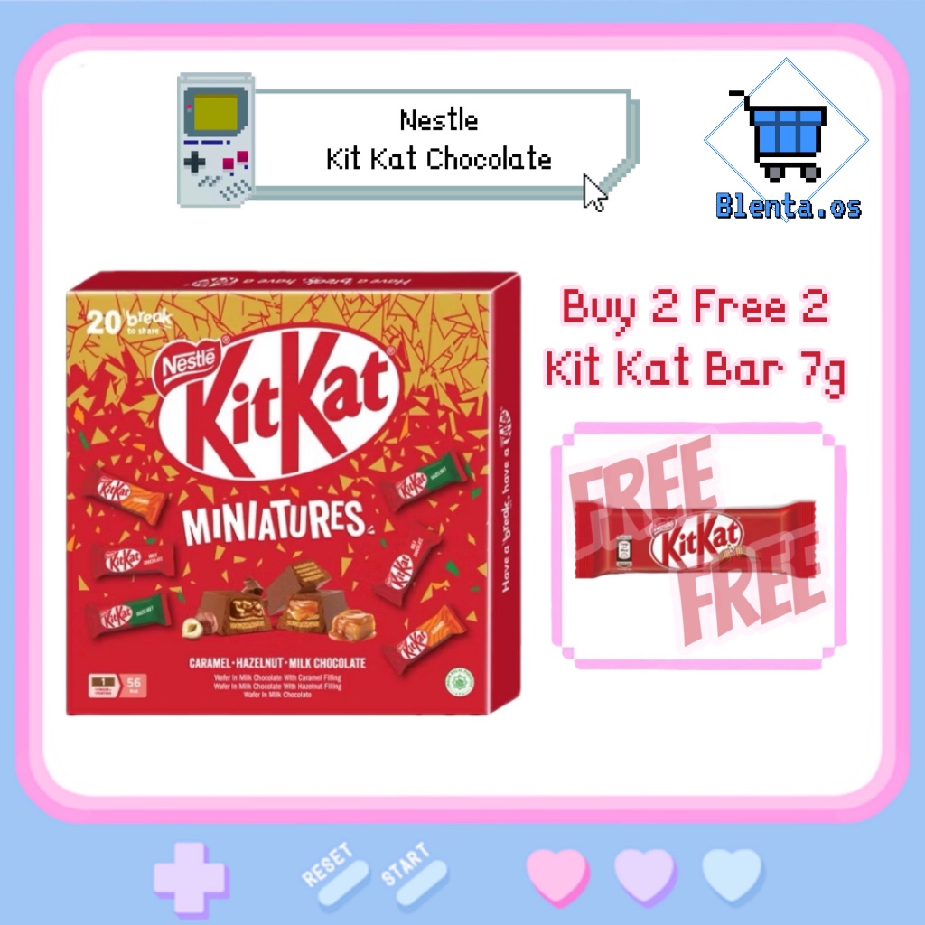 Nestle Kit Kat Miniatures Chocolate Mix Flavor 20’s Sharebag🔥SG READY ...