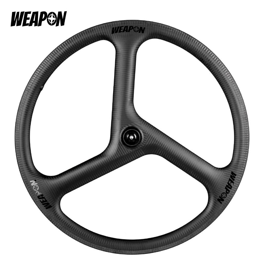 WEAPON A3L Carbon Fiber Aero Prolite Track / Fixie / Road Trispoke ...