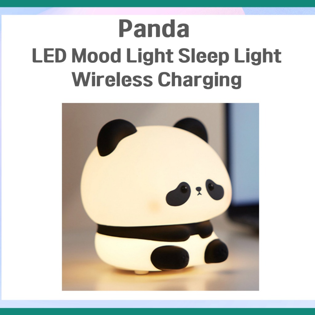 Panda LED Mood Light Sleep Light Wireless Charging | Shopee Singapore