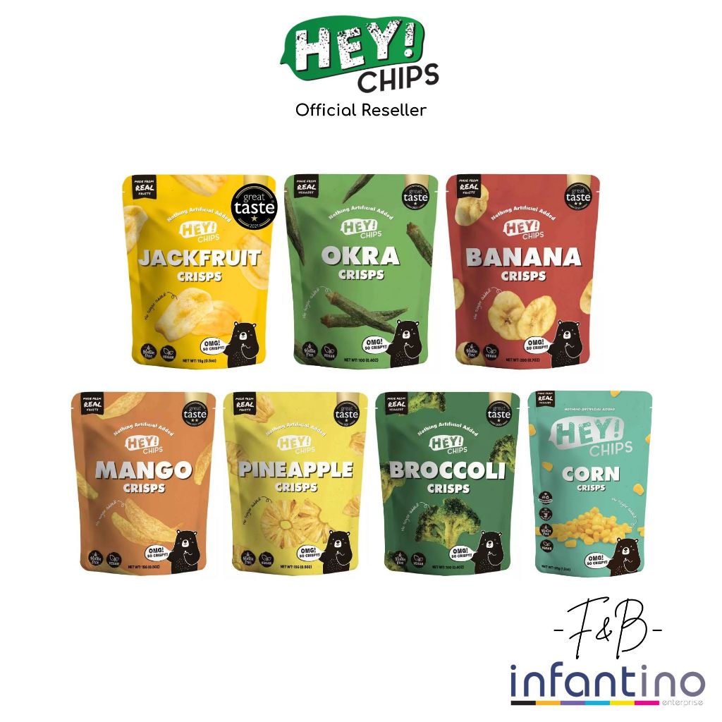 Infantino | Hey Chips Fruit And Vegetable Chips (Mini) | Shopee Singapore