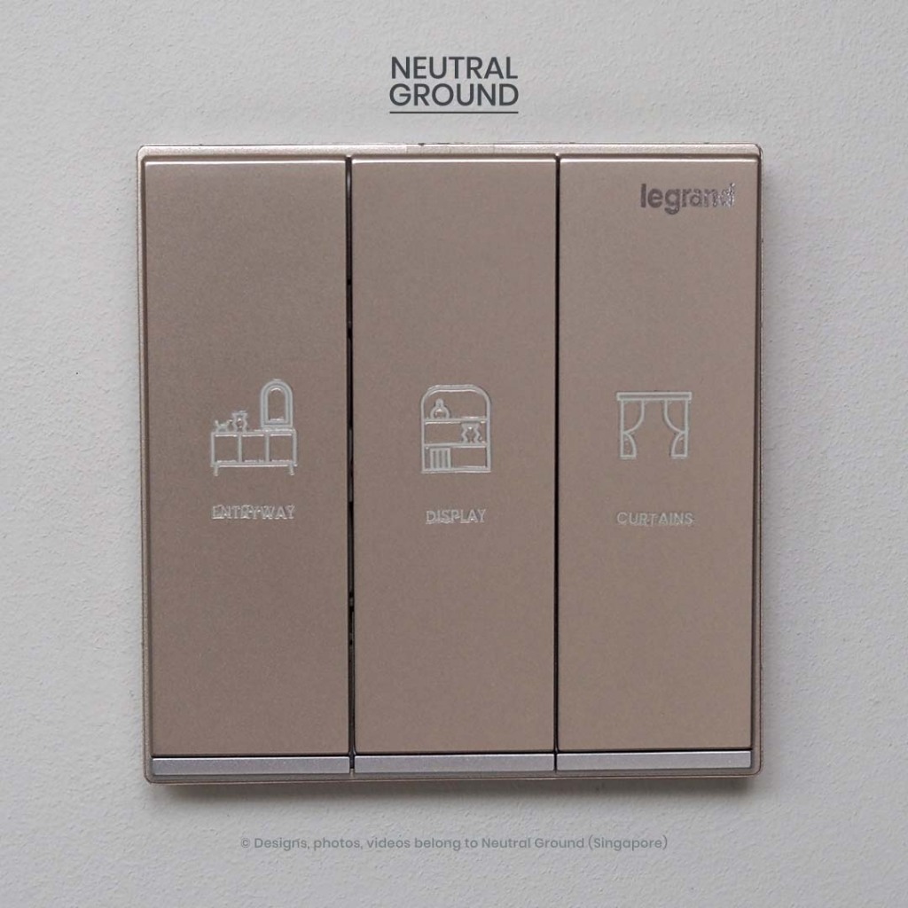 [SG Original] Furniture Fixtures Features Switch Label Sticker ...