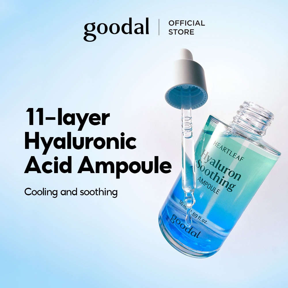 [GOODAL] Ice Heartleaf (Houttuynia Cordata) Hyaluron Soothing Ampoule ...