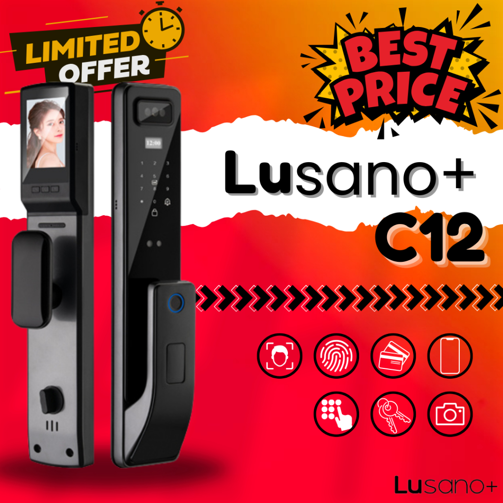 [NEW LAUNCH & CHEAPEST IN SG] Lusano C12 Face Recognition & Door Camera ...