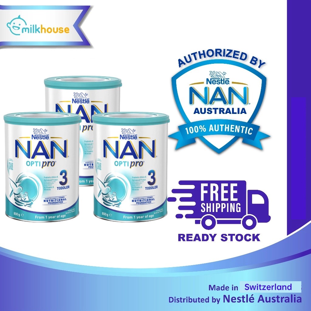 [Ready Stock] Nestle NAN OPTIPRO 3 (800g) From 1+ Year Premium Milk ...