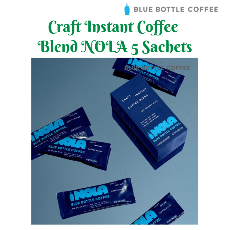 Blue Bottle Coffee Craft Instant Coffee Blend NOLA 5 Sachets, New ...