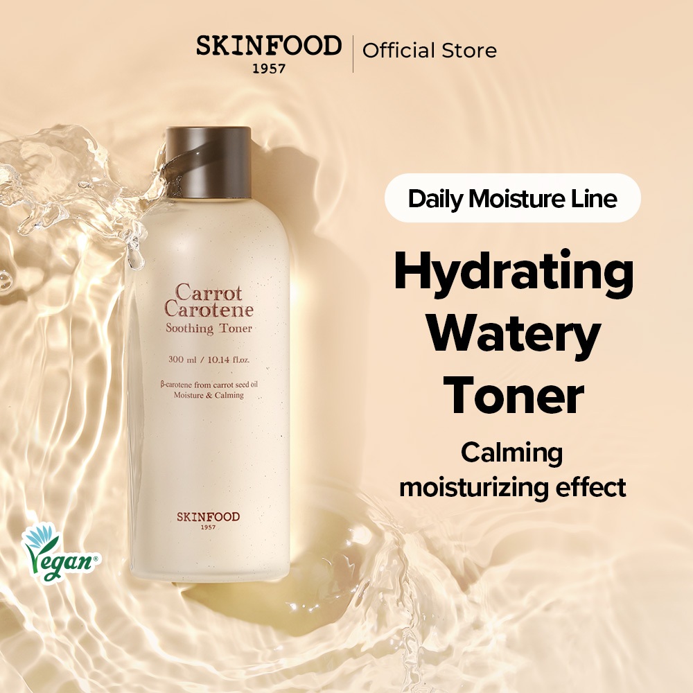 [SKINFOOD Official] Carrot Carotene Soothing Toner 300ml / Instantly ...