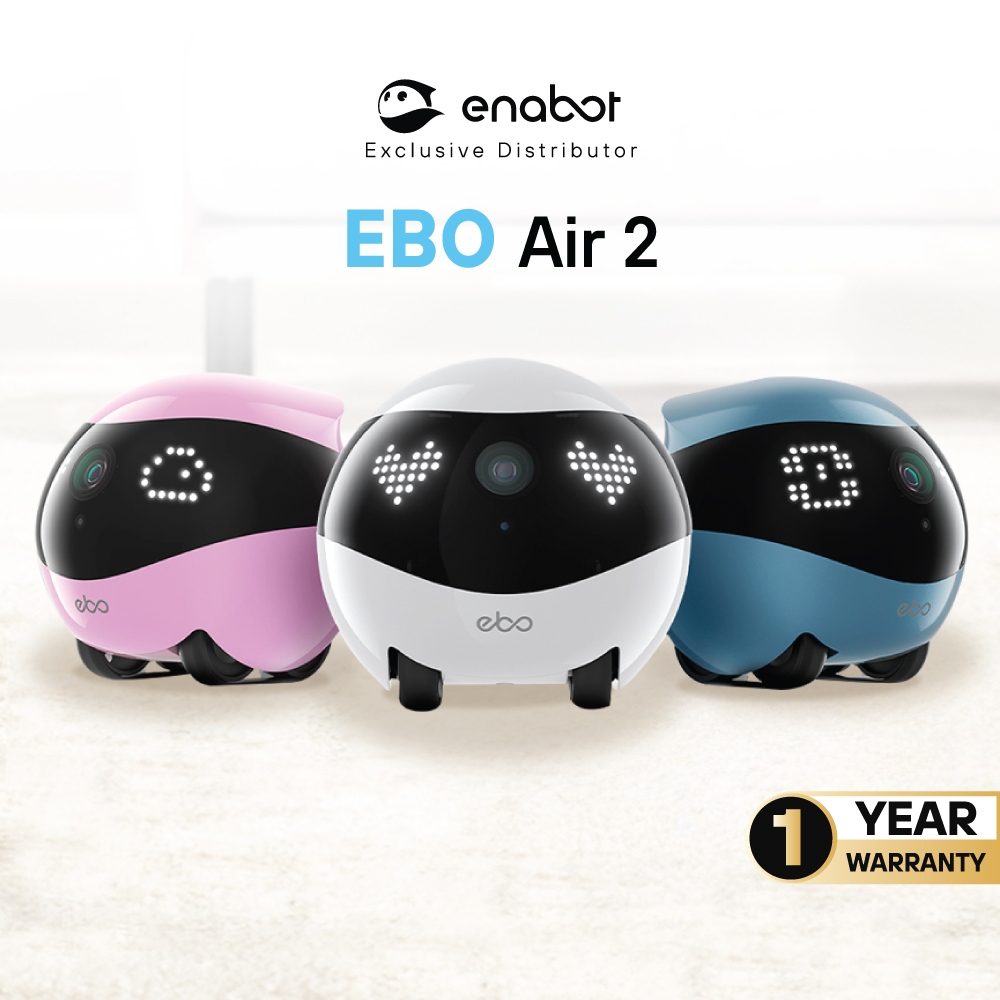 [Official Store] Enabot EBO Air 2 Movable CCTV Camera | 2K | Night ...