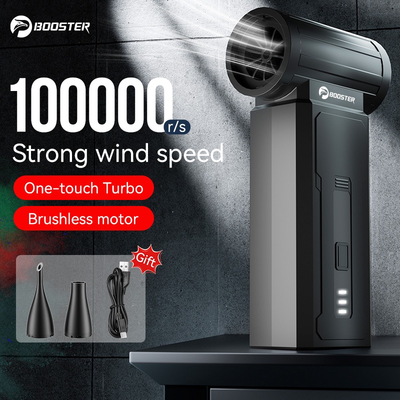 Booster MINI Turbo Fan W01 100000 RPM Brushless Motor Type-C Jet Fan ...