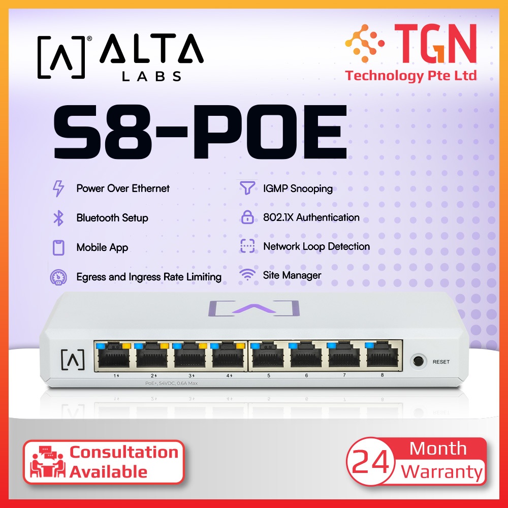 Alta Labs S8-PoE Switch *8 port PoE switch | Shopee Singapore