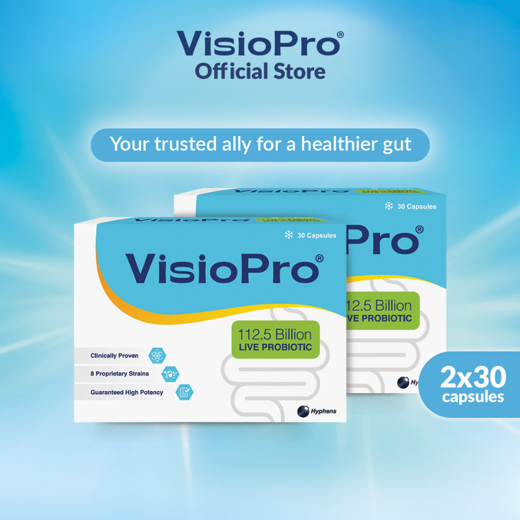VisioPro® Capsule (2x30's) - 112.5 Billion Live Probiotics Count | For ...