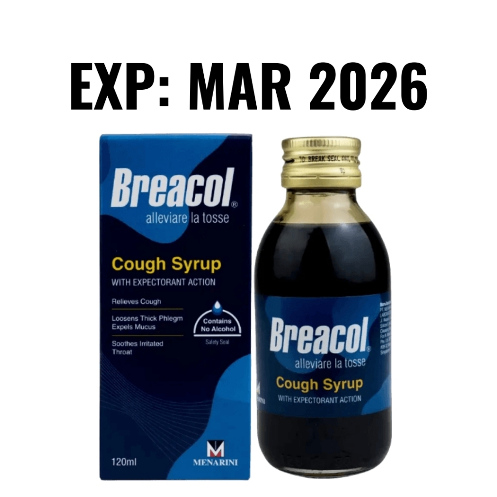 Breacol Cough Syrup Expectorant Action 120ml Prospan Cough Syrup ...