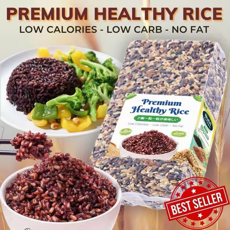 Premium Brown Rice Organic (Low carb high fiber healthy diet) Multi ...