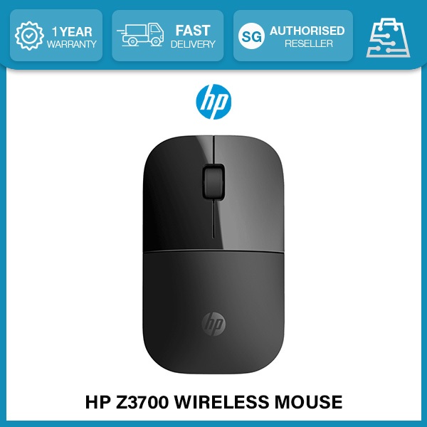 HP Z3700 Wireless Mouse (Black) | Shopee Singapore