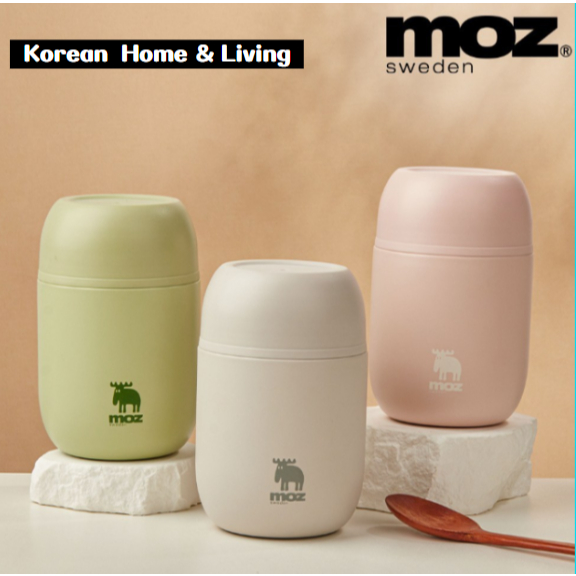 MOZ Sweden 316 Stainless Steel Food Jar Insulation Lunch Box Insulation Porridge Container 480 ...
