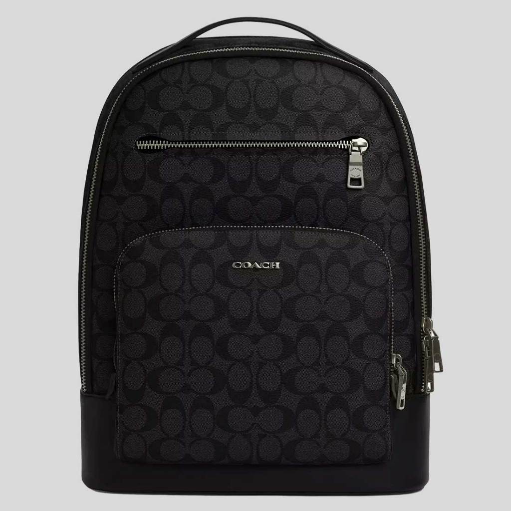 COACH Ethan Backpack In Signature Canvas Black CL962 | Shopee Singapore