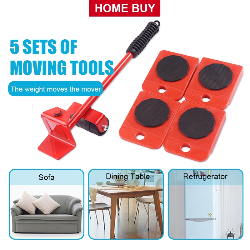 5 In 1 Furniture Lifter Mover Set Wahing Machine Mover Tool Transport ...