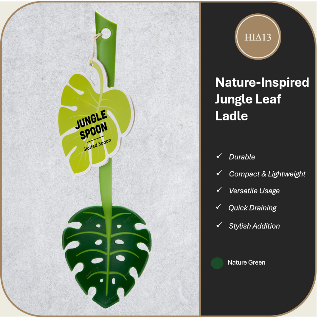 [SG STOCK] Nature-Inspired Jungle Leaf Ladle (Jungle Ladle) | Shopee ...