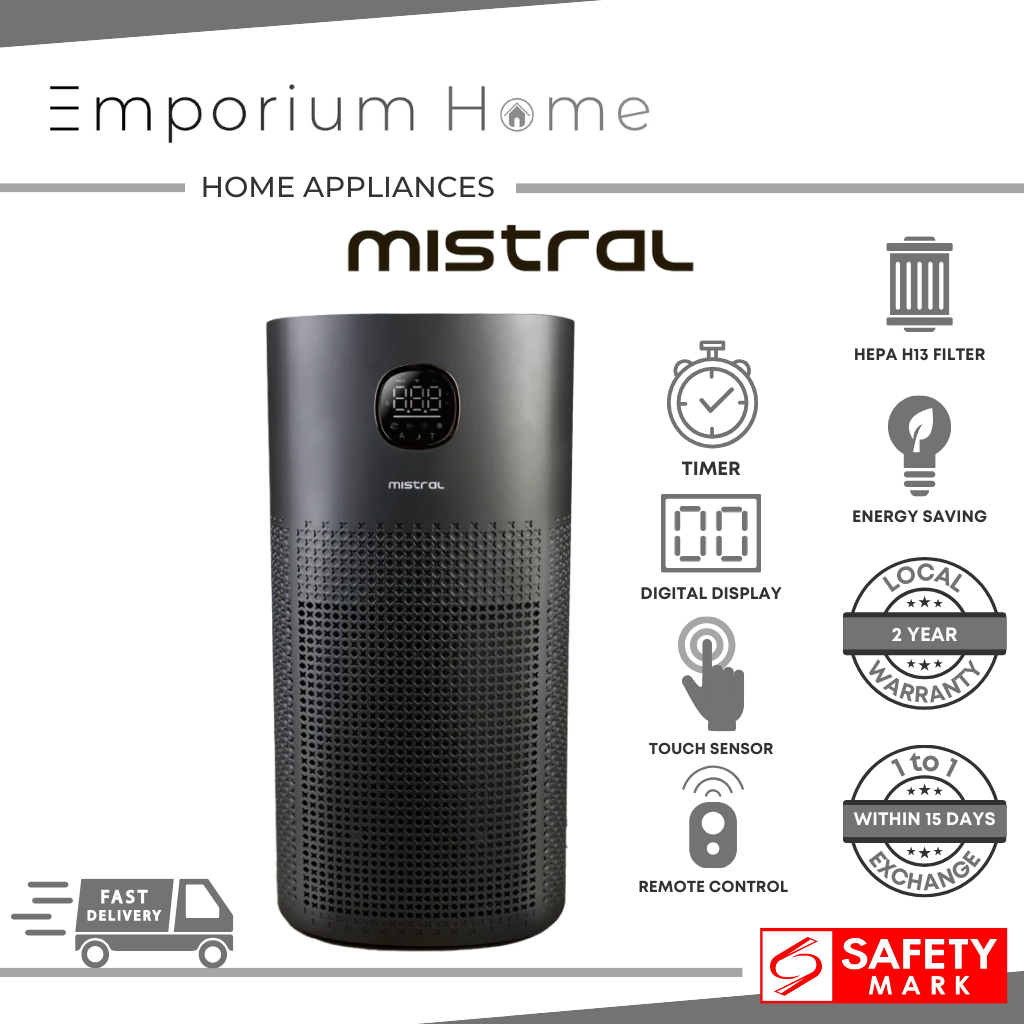 Mistral Air Purifier with Remote Control [MAPF530] | Shopee Singapore