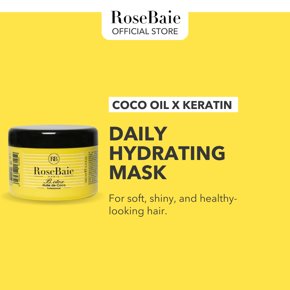 RoseBaie Coco Oil and Keratin Botox Mask 250ml (For All hair types ...