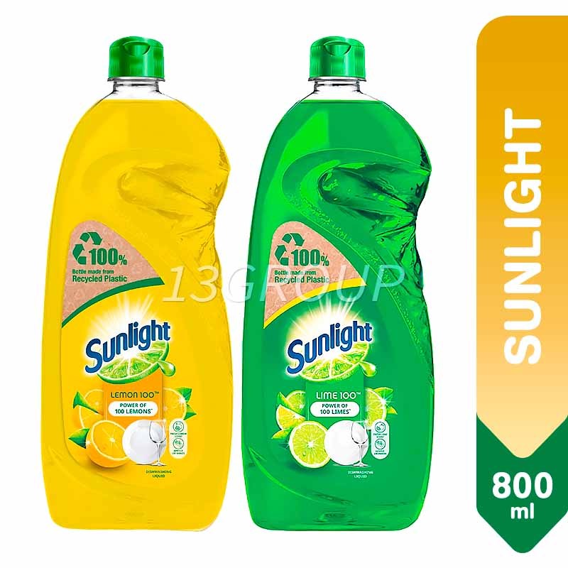 Sunlight Dishwashing Liquid Lemon / Lime, 800ml | Shopee Singapore