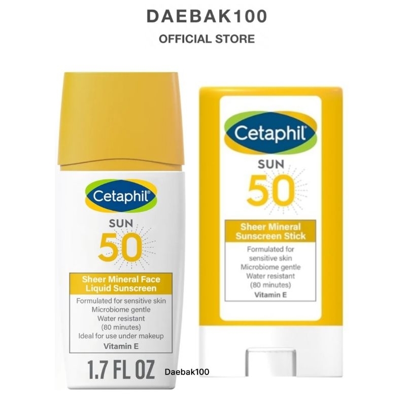 Cetaphil Sheer Mineral Liquid Sunscreen / CETAPHIL Sheer Mineral ...