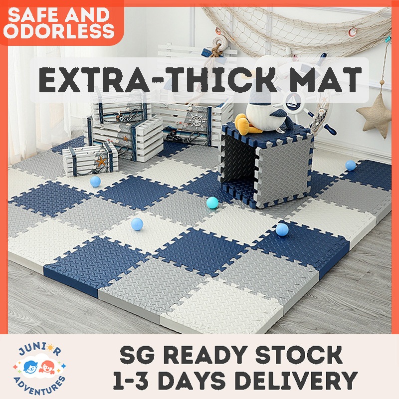 Baby Play Mat Puzzle Mat Foam Kids Crawling Interlocking Extra Thick ...