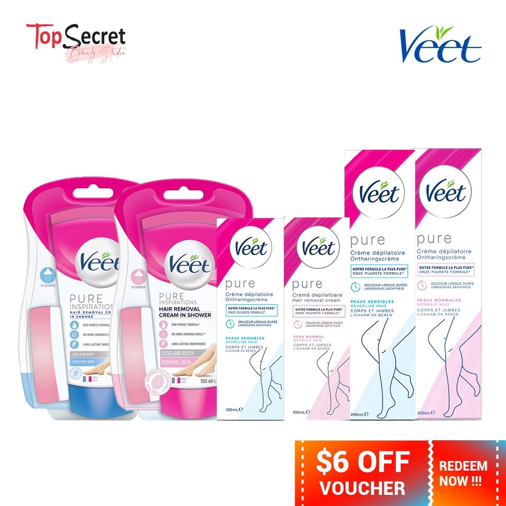 New Packaging!! Veet Hair Removal Cream | In-Shower Hair Removal Cream ...