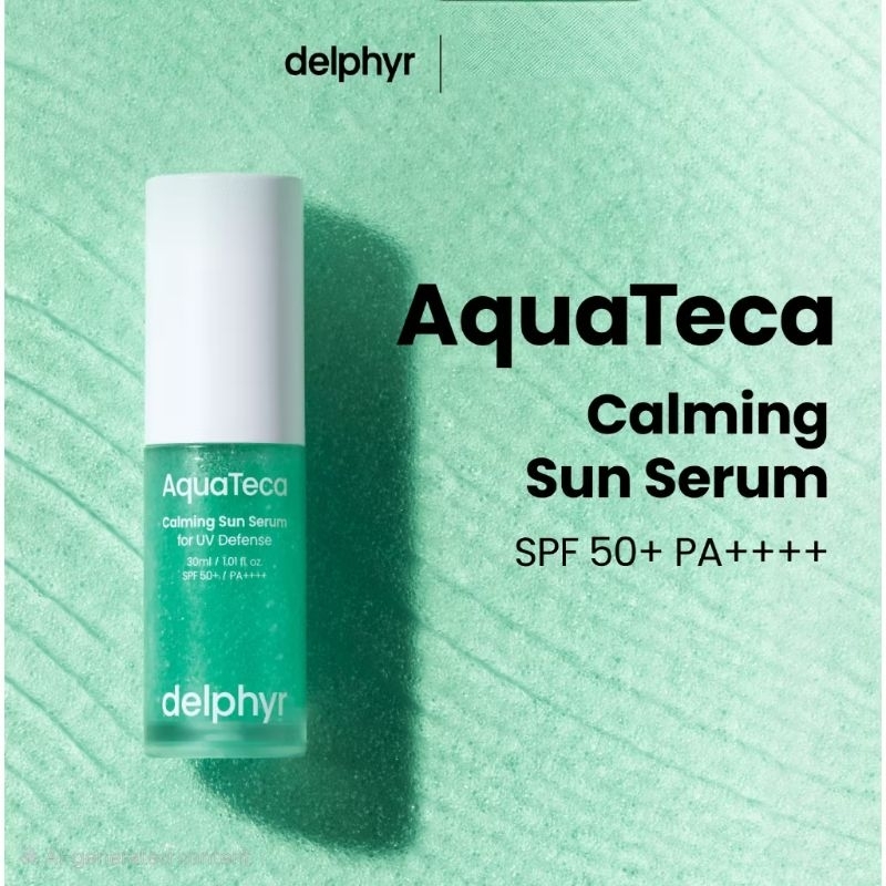 delphyr Aqua Teca Calming Sun Serum SPF50+ PA++++ | Shopee Singapore