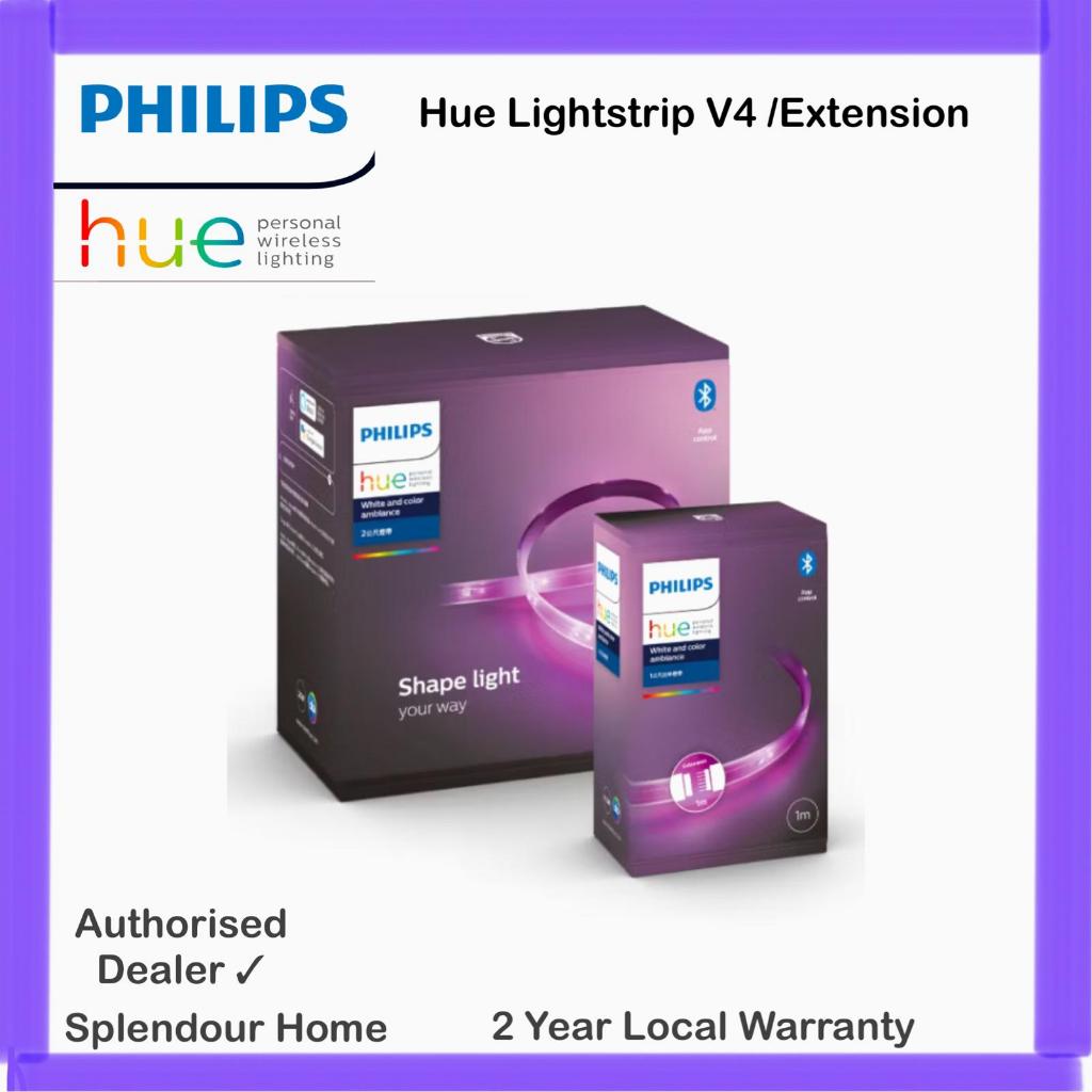 Philips Lightstrip+ V4 | Latest Version - 2m Starter Kit & Extension ...