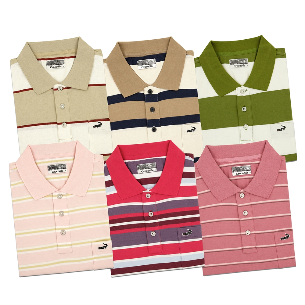 Crocodile Mens Cotton Jersey Polo Tee-01/03 Bundle Deal | Shopee Singapore