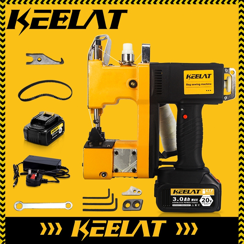 KEELAT KCSM001 Cordless Sewing Portable Sewing Machine Wireless ...