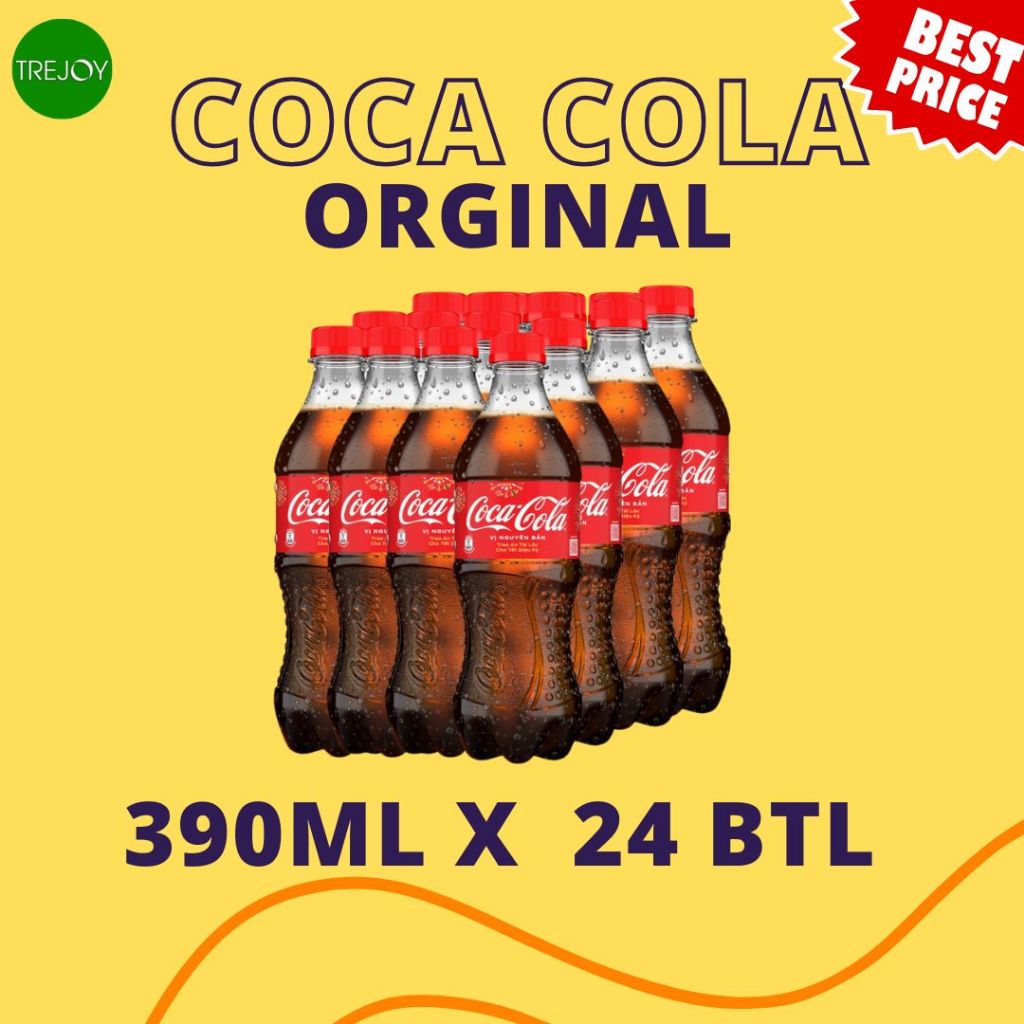 Coke 390ml x 24 btl | Shopee Singapore