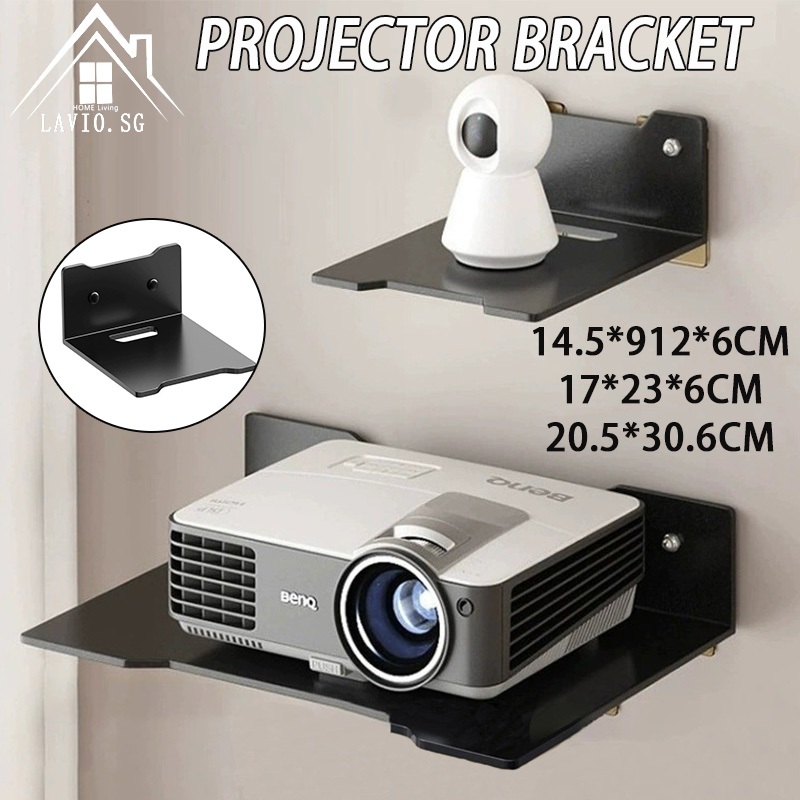 [SG] No Drill Shelf Projector Bracket Router Holder CCTV Bracket Holder ...