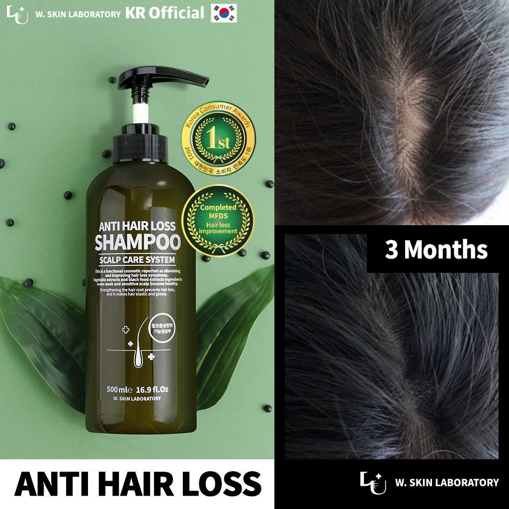 W.SKIN LABORATORY Anti Hair Loss Shampoo 500ml | Shopee Singapore