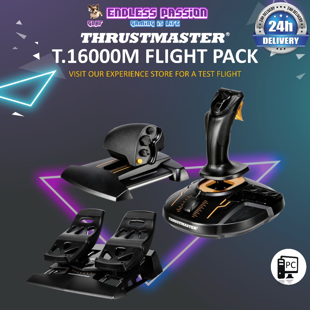 Thrustmaster T.16000M Flight Pack - 2960782 | Shopee Singapore