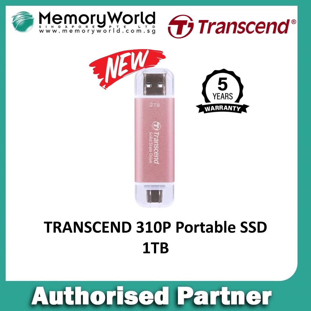 TRANSCEND ESD310 Portable SSD - 1TB / 2TB. Singapore Local 5 Years ...