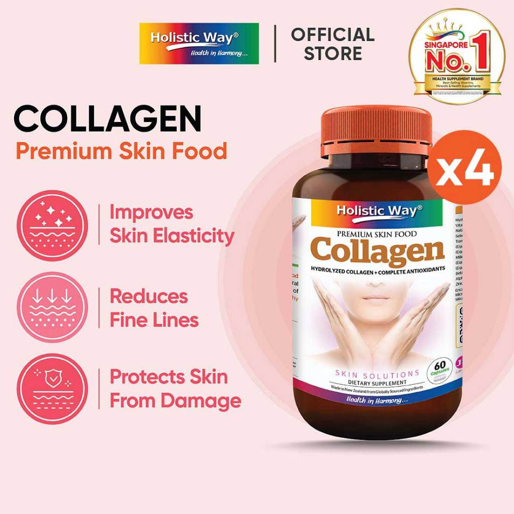 Exp: Aug 2026 [Bundle of 4] Holistic Way Collagen - Marine Collagen ...