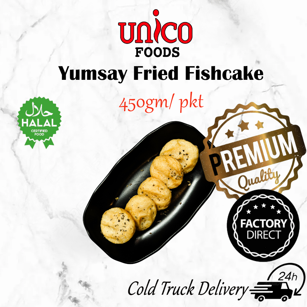 [UNICOFOODS] Yumsay Handmade Fried Fishcake (450gm/pkt) | 手工炸鱼饼 ...