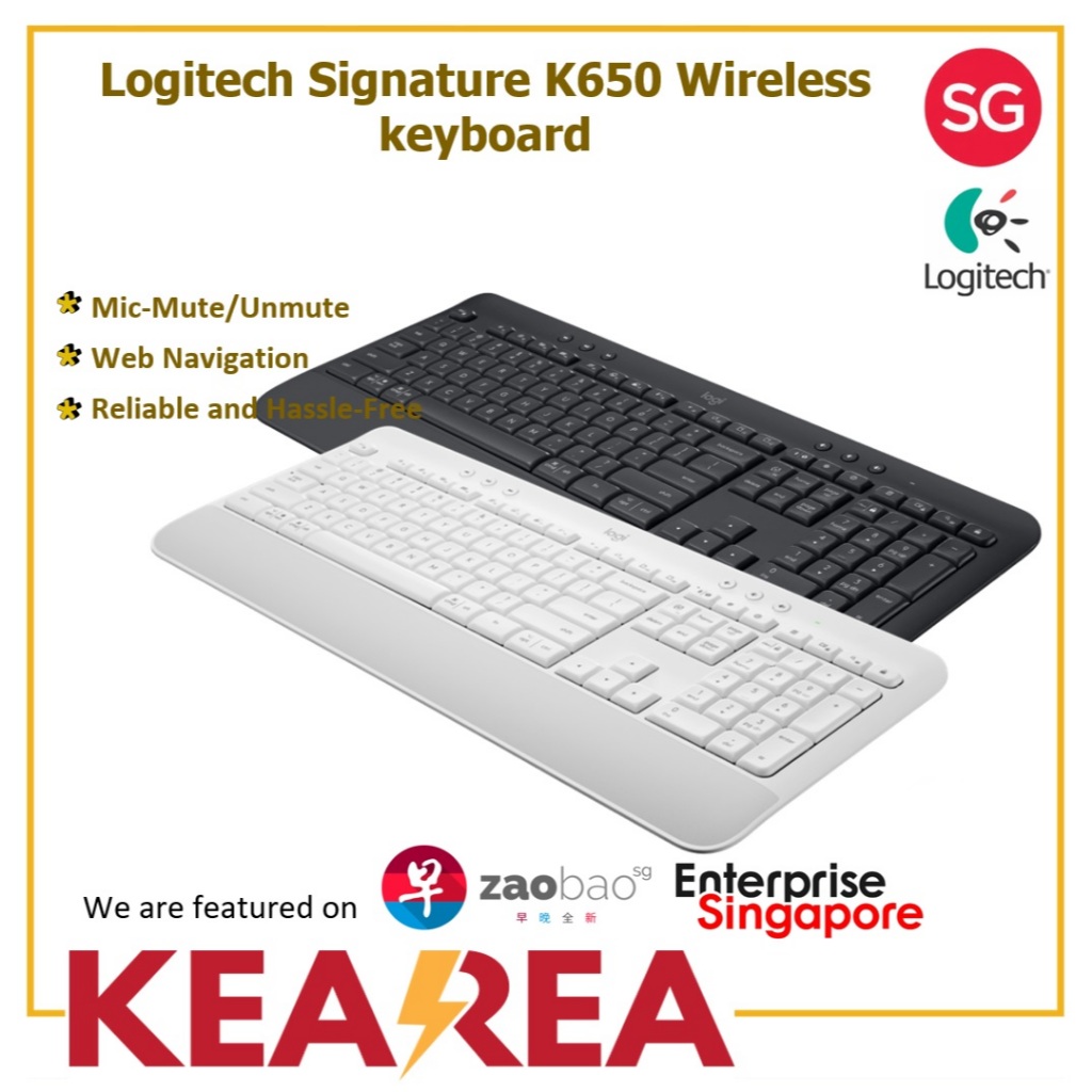 Logitech Signature K650 Wireless keyboard (1 Year Logitech Warranty ...