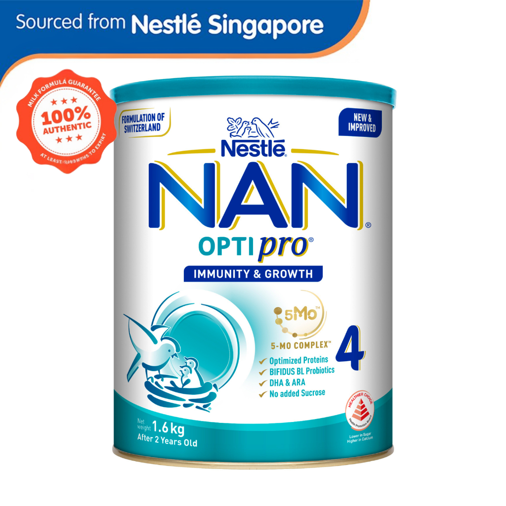 Nestle NAN Optipro Stage 4 Growing Up Milk Formula 1.6kg - From 24 ...