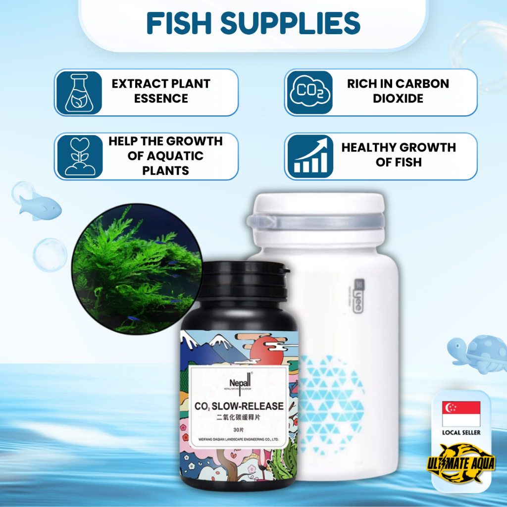 YEE Nepall Co2 Slow-release Tablets, Improve Aquatic Plants,Special For Algae | Aquarium ...