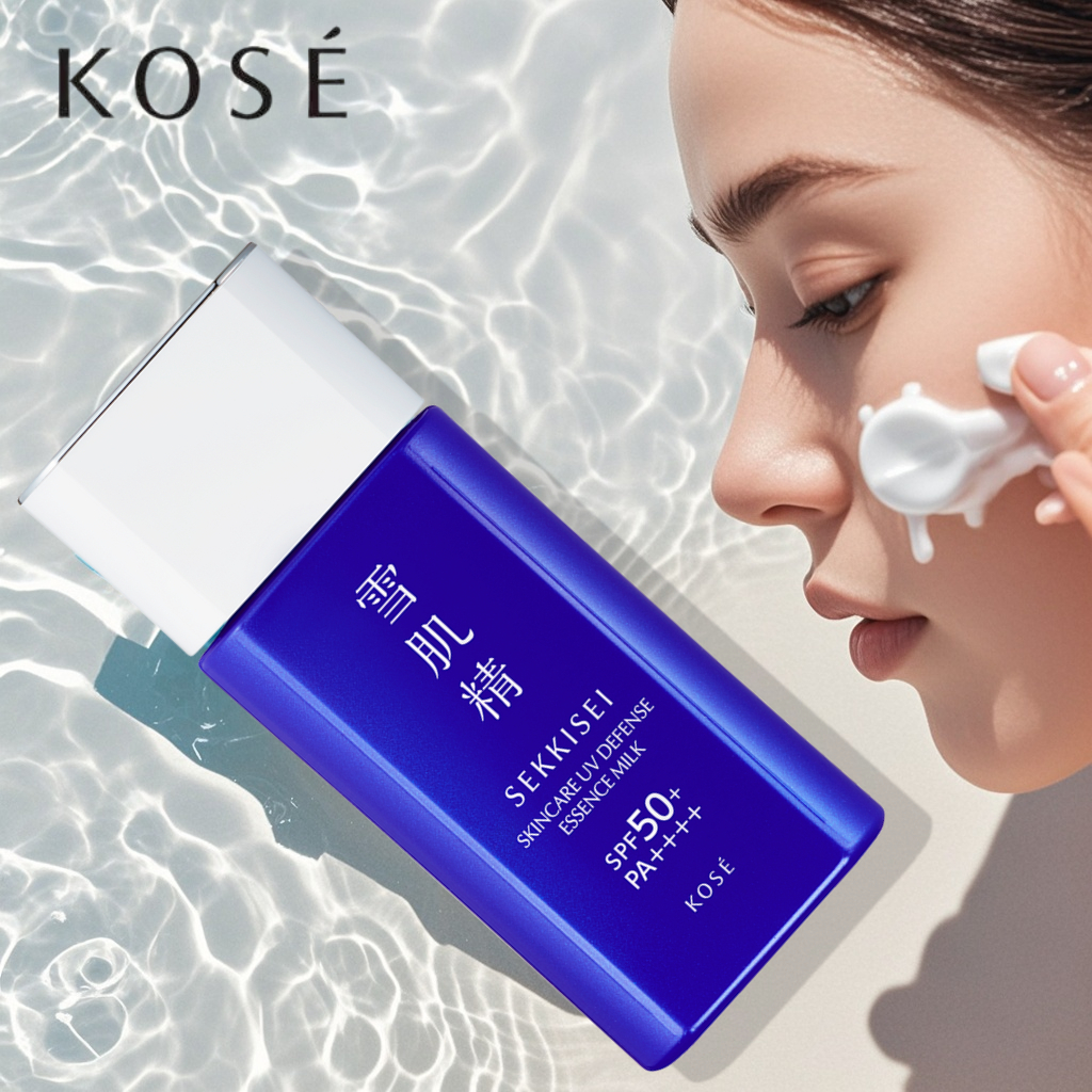 【Direct from Japan】KOSE SEKKISEI Skin Care UV Essence Milk Sunscreen ...
