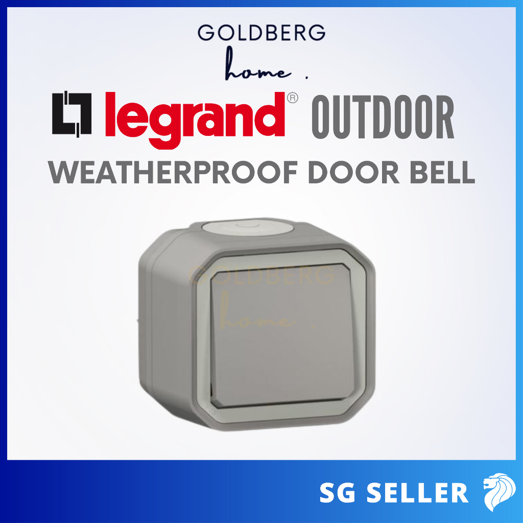 Legrand Outdoor Weatherproof Door Bell Switch | Goldberg Home | Shopee ...